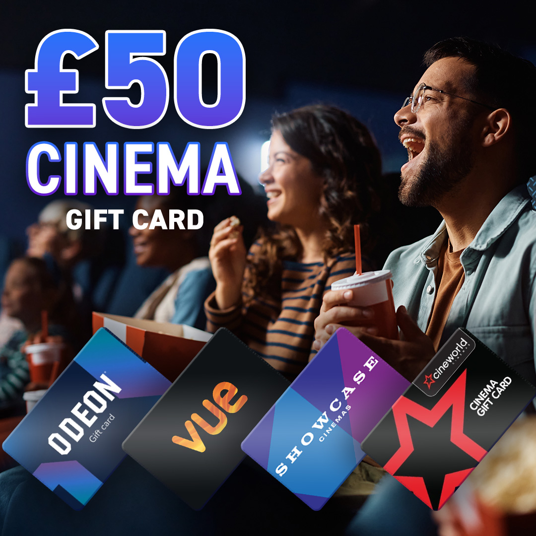 £50 Cinema Gift Card – Paramount Prizes