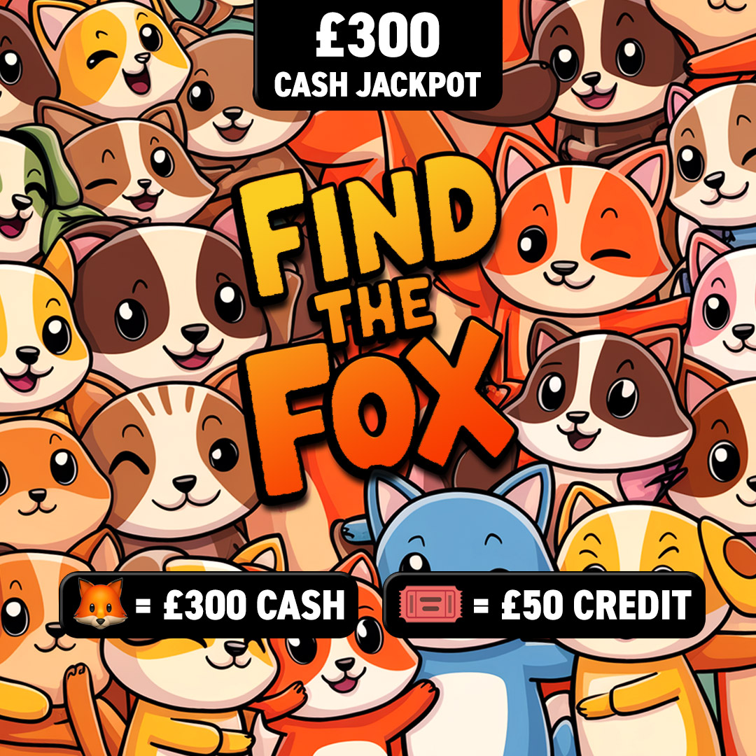 £300 Jackpot – Find The Fox 🦊 – Paramount Prizes